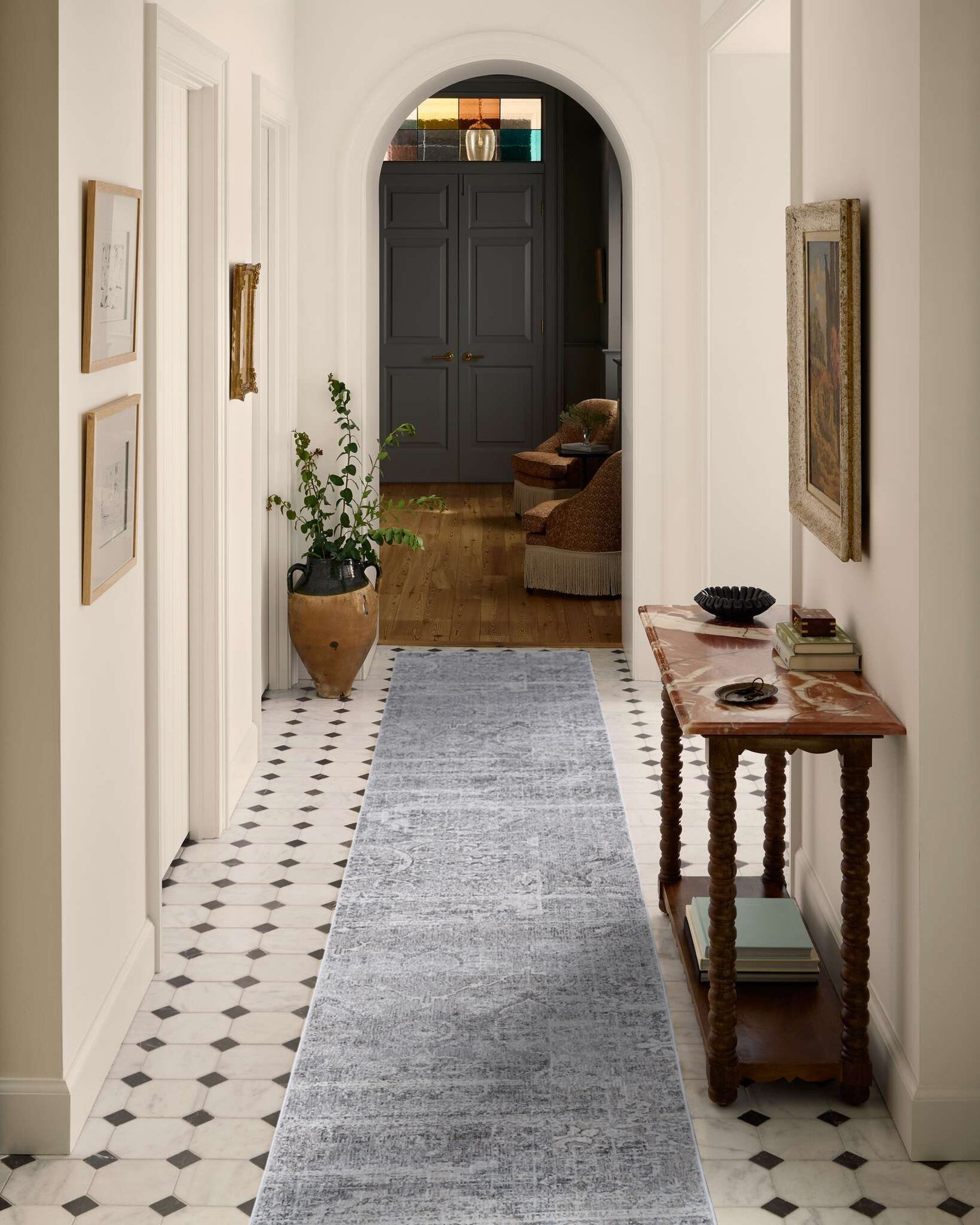 Timeless Grey Stair Runner / Hallway Runner – Tapis Rugs & Carpet