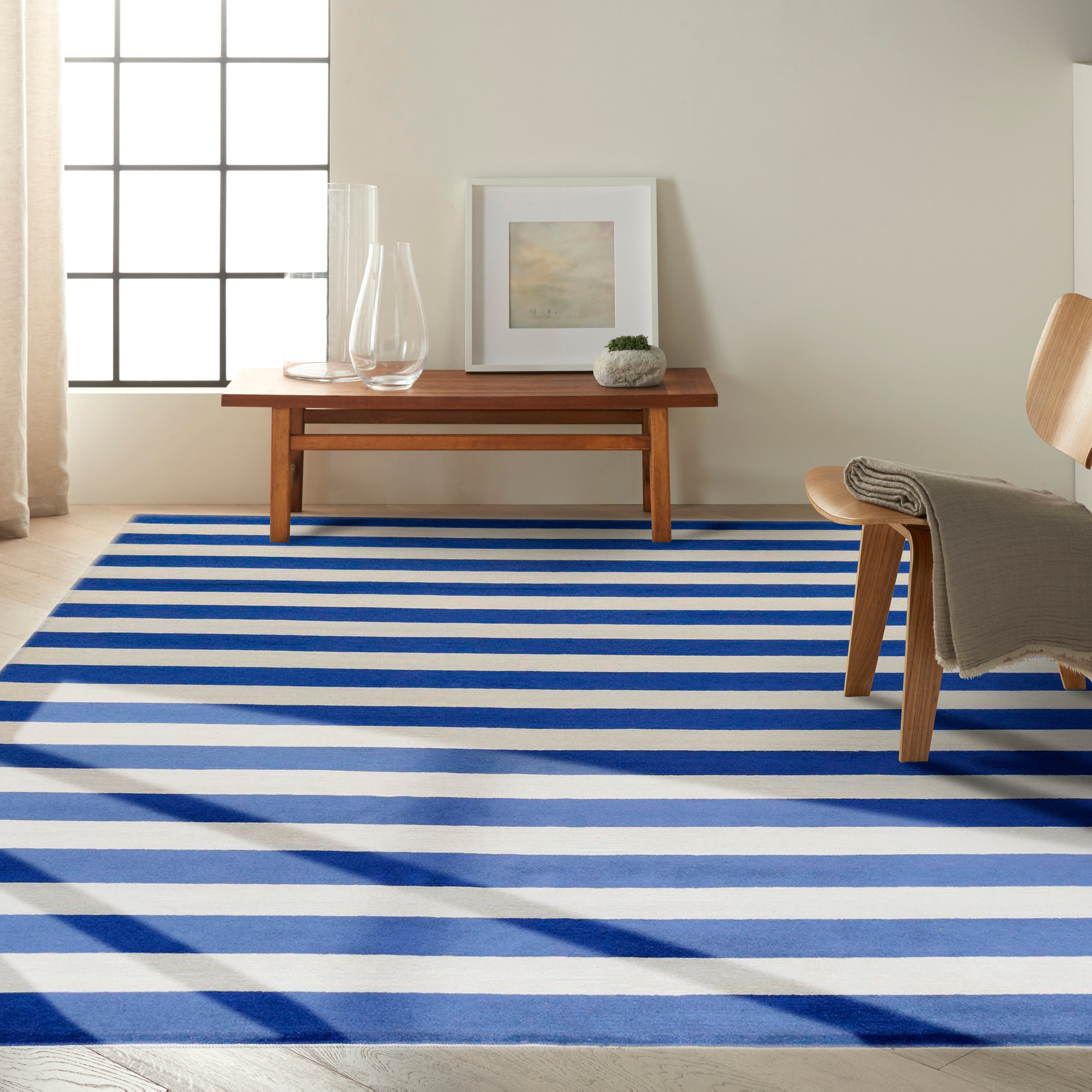 Tibetan Navy Stripe Rug – Tapis Rugs & Carpet